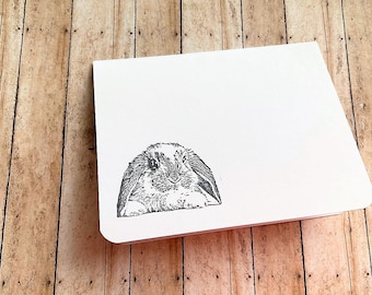 Little Rabbit Bunny Stationery Note Cards Set of 10 With - Etsy