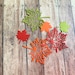 Maple Leaf Die Cut Kit for Handmade Thanksgiving Card, DIY Card Making ...
