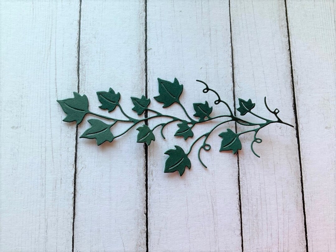Green Ivy Vine Paper Cutouts, Cardmaking Foliage Accent - Etsy