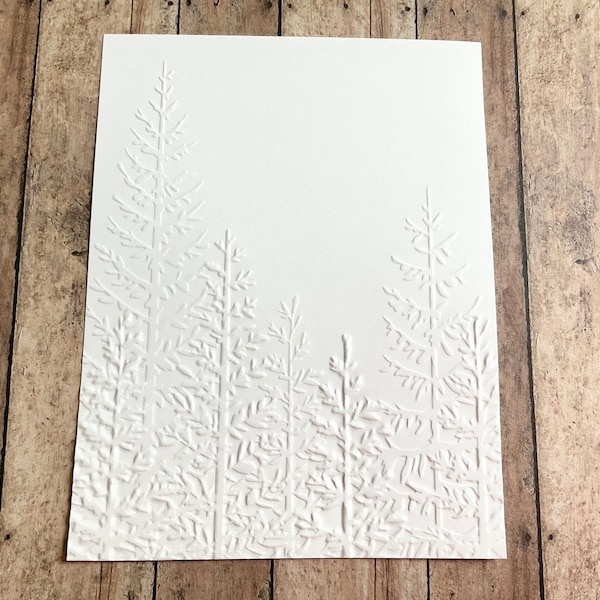 Embossed Card Craft Paper - Etsy