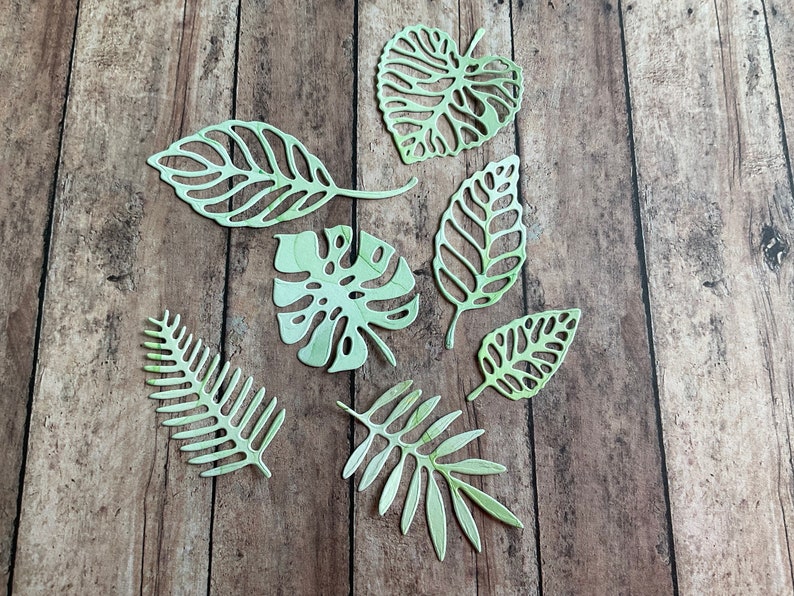 Forest Fern Leaf Cut Outs, Rainforest Leaves Die Cuts, Leaf Shape ...