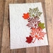 Maple Leaf Die Cut Kit for Handmade Thanksgiving Card, DIY Card Making ...