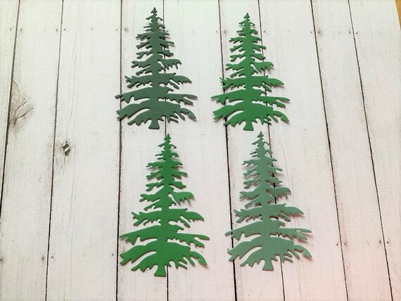 Evergreen Tree Paper Cut Outs Assorted Evergreen Die Cuts - Etsy