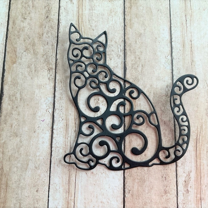 Decoupage Cat - Etsy