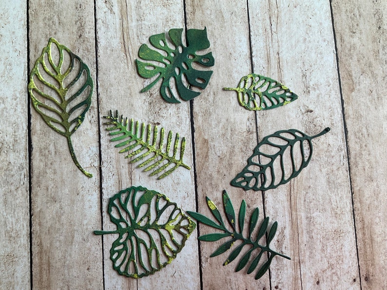 Forest Fern Leaf Cut Outs, Rainforest Leaves Die Cuts, Leaf Shape ...