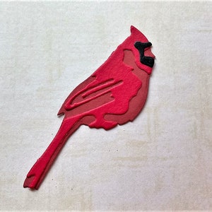 Cardinal Die Cut Kit for Handmade Christmas Cards, Holiday Card Making ...