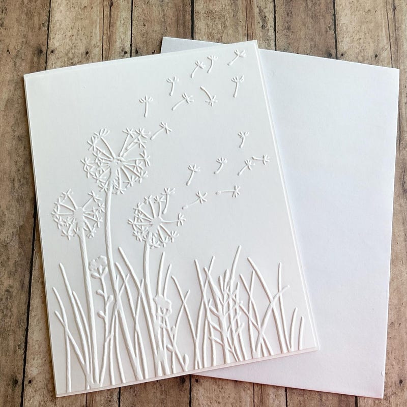 Embossed Cards - Etsy