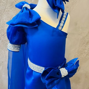 Fun Fashion Royal Blue Girls Outfit Pageant Runway Pageant Outfit With ...