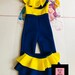 Royal Blue Yellow Interview Jumpsuit Pageant Royal Blue Outfit Girls ...