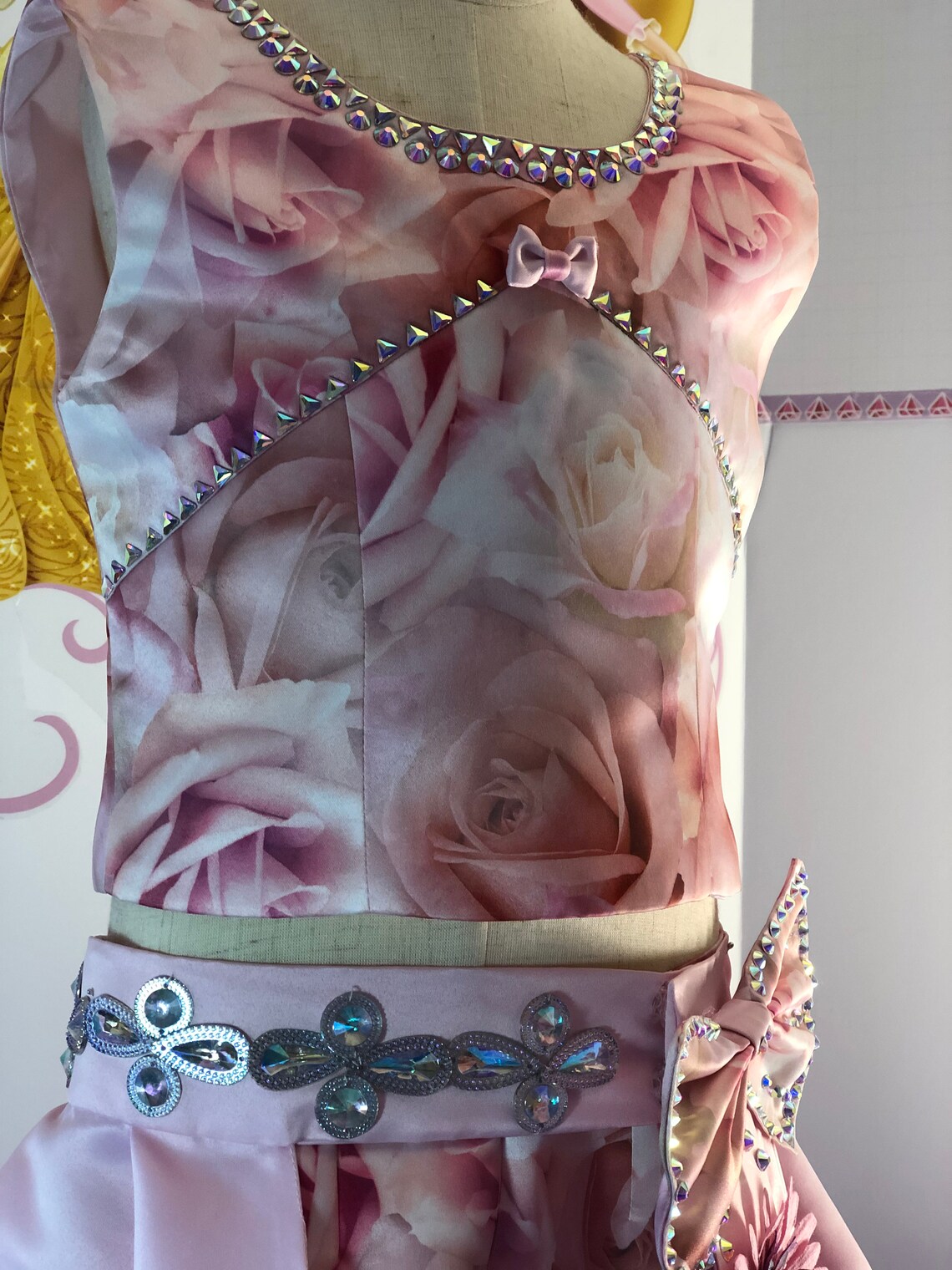 Fun Fashion Pink Girls Outfit Pageant Pink Dress Romper Runway - Etsy