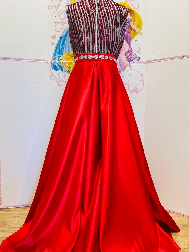 Fun Fashion Red Outfit Pageant White Red Runway Pageant Outfit With ...