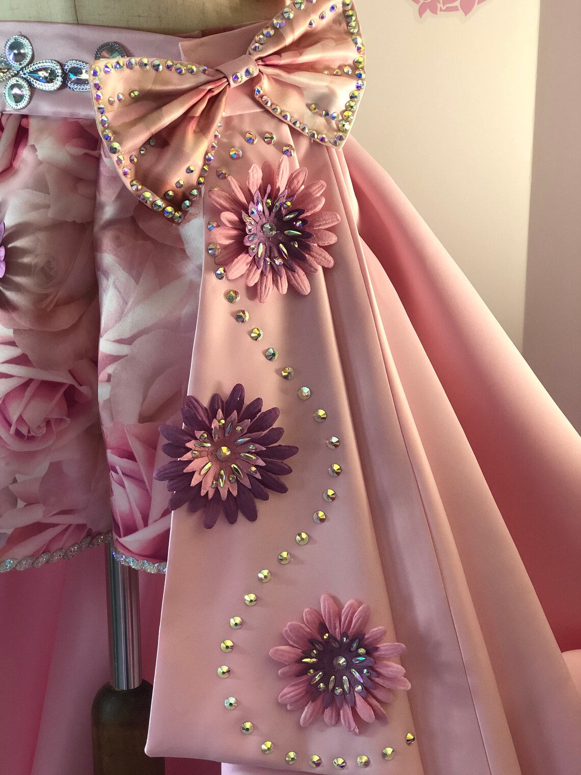 Fun Fashion Pink Girls Outfit Pageant Pink Dress Romper Runway - Etsy