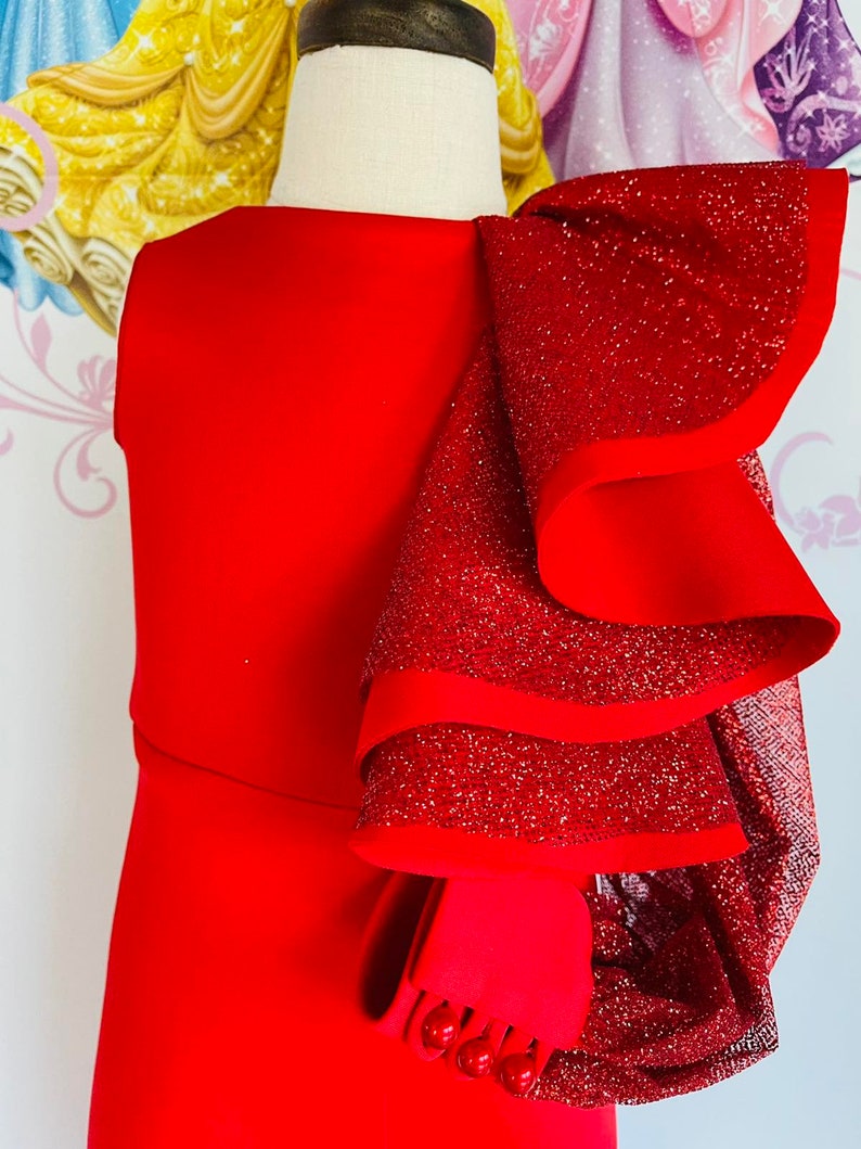 Orange Sparkly Jumpsuit Pageant Runway Outfit Girls Neoprene | Etsy