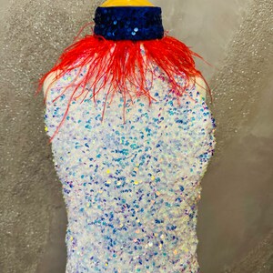 Red White Blue Wear With Cape Pageant Fun Fashion Girls Patriotic ...