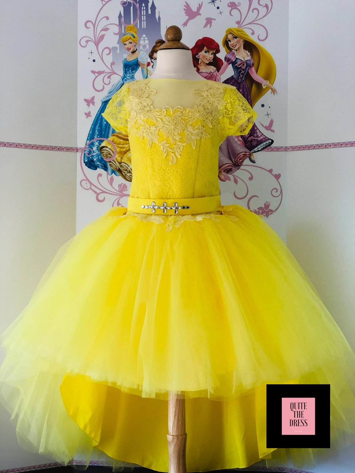 Yellow Custom Pageant Girls Dress Party Birthday Holiday - Etsy