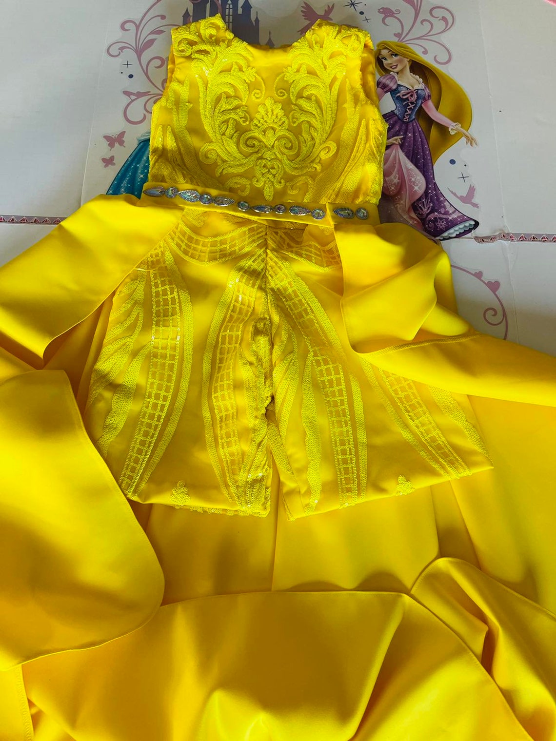 Fun Fashion Yellow girls outfit Pageant yellow runway Pageant | Etsy