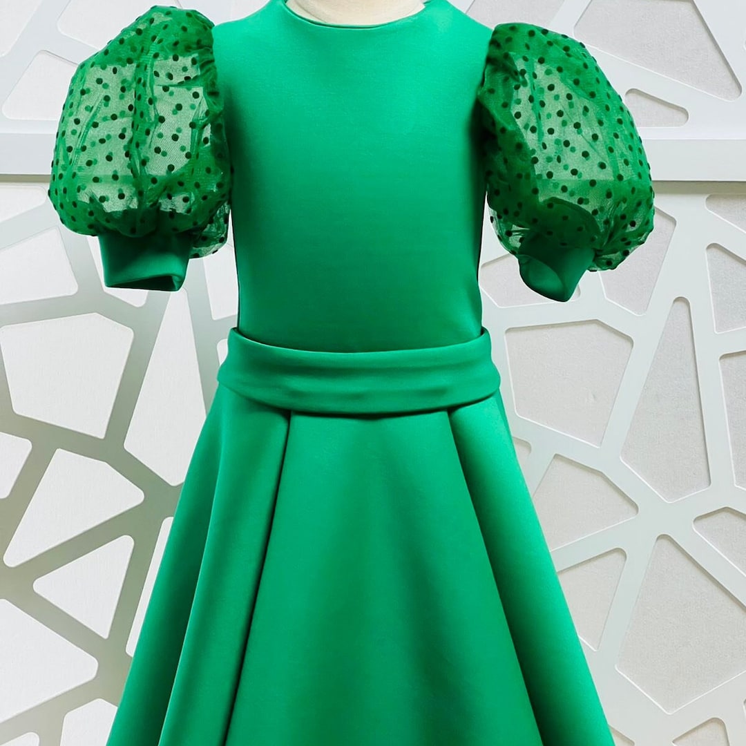 White Royal Blue Interview Pageant Dress Girls Casual Opening Number ...