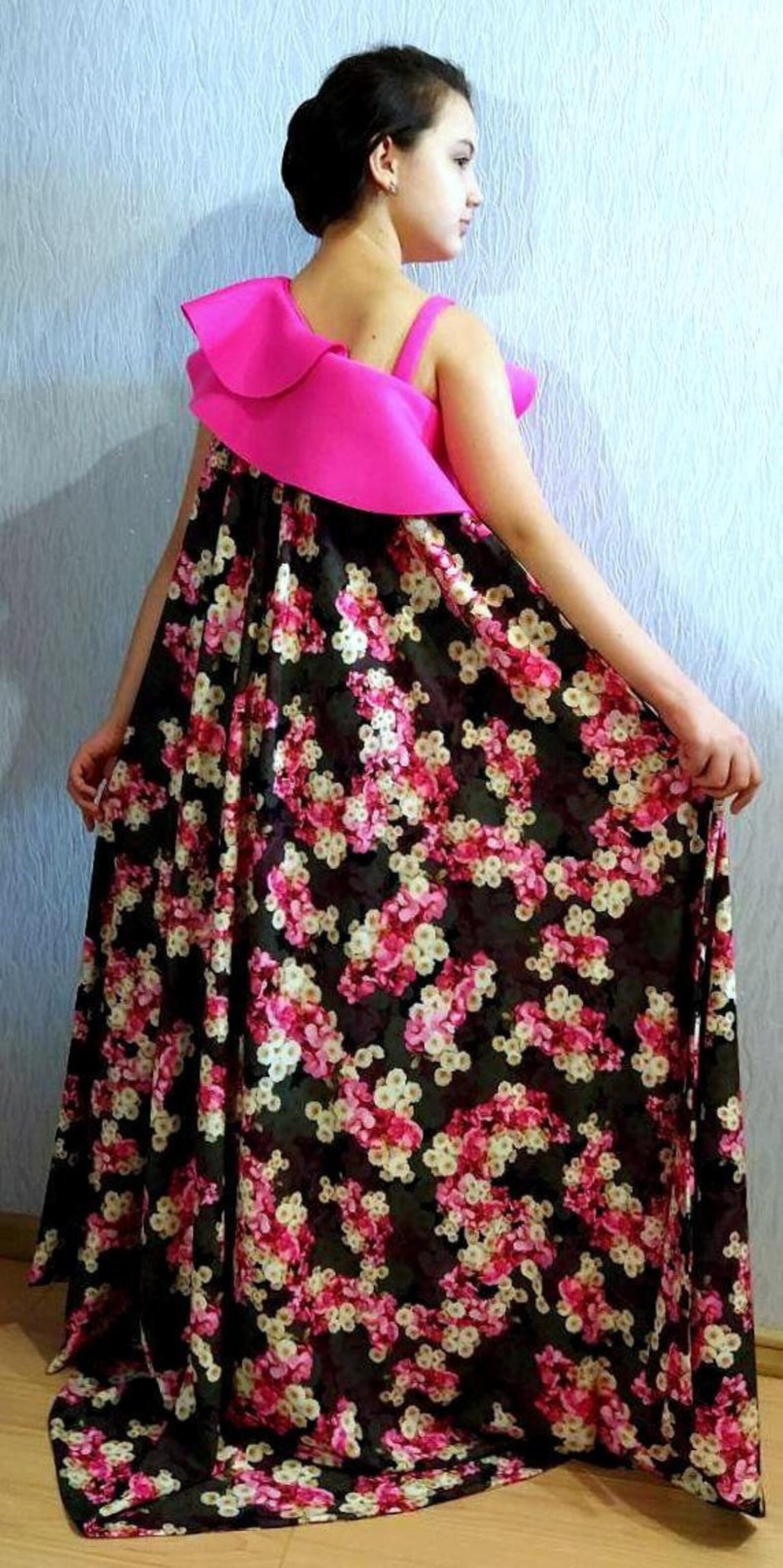 Hot Pink Jumpsuit Pageant Fun Fashion Girls Neoprene Outfit | Etsy