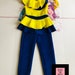 Royal Blue Yellow Interview Jumpsuit Pageant Royal Blue Outfit Girls ...