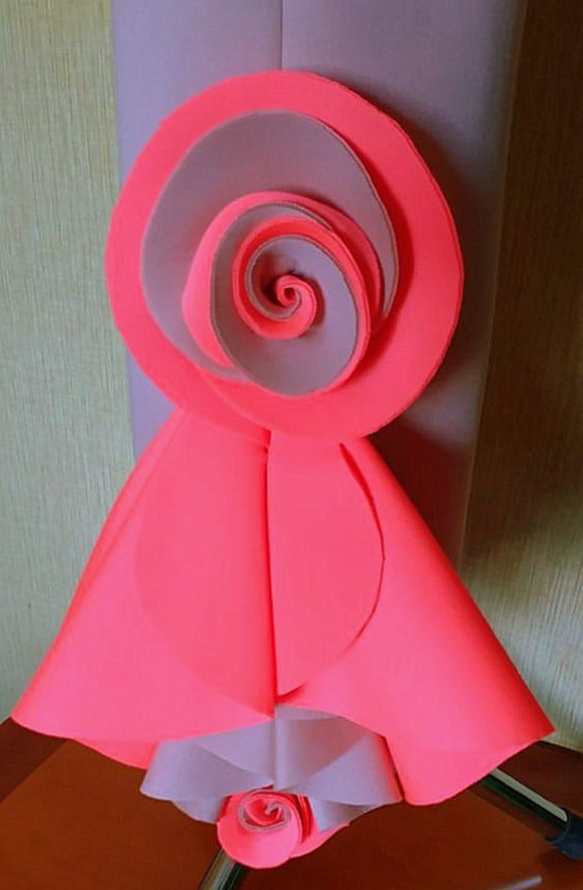 Peach Orange Jumpsuit Unique Pageant Runway Outfit Girls - Etsy