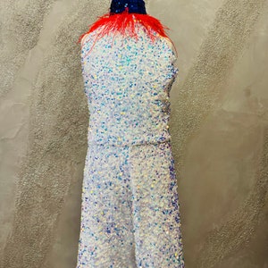 Red White Blue Wear With Cape Pageant Fun Fashion Girls Patriotic ...