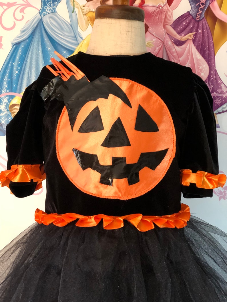 Black Orange Halloween Girls OOC Pageant Halloween Custom Made - Etsy