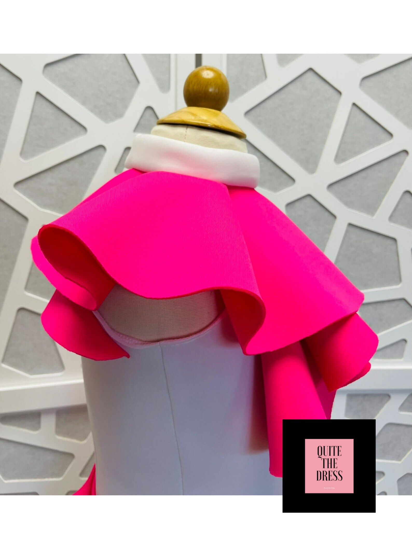 Hot Pink Interview Pageant Dress With Belt Girls Neoprene - Etsy