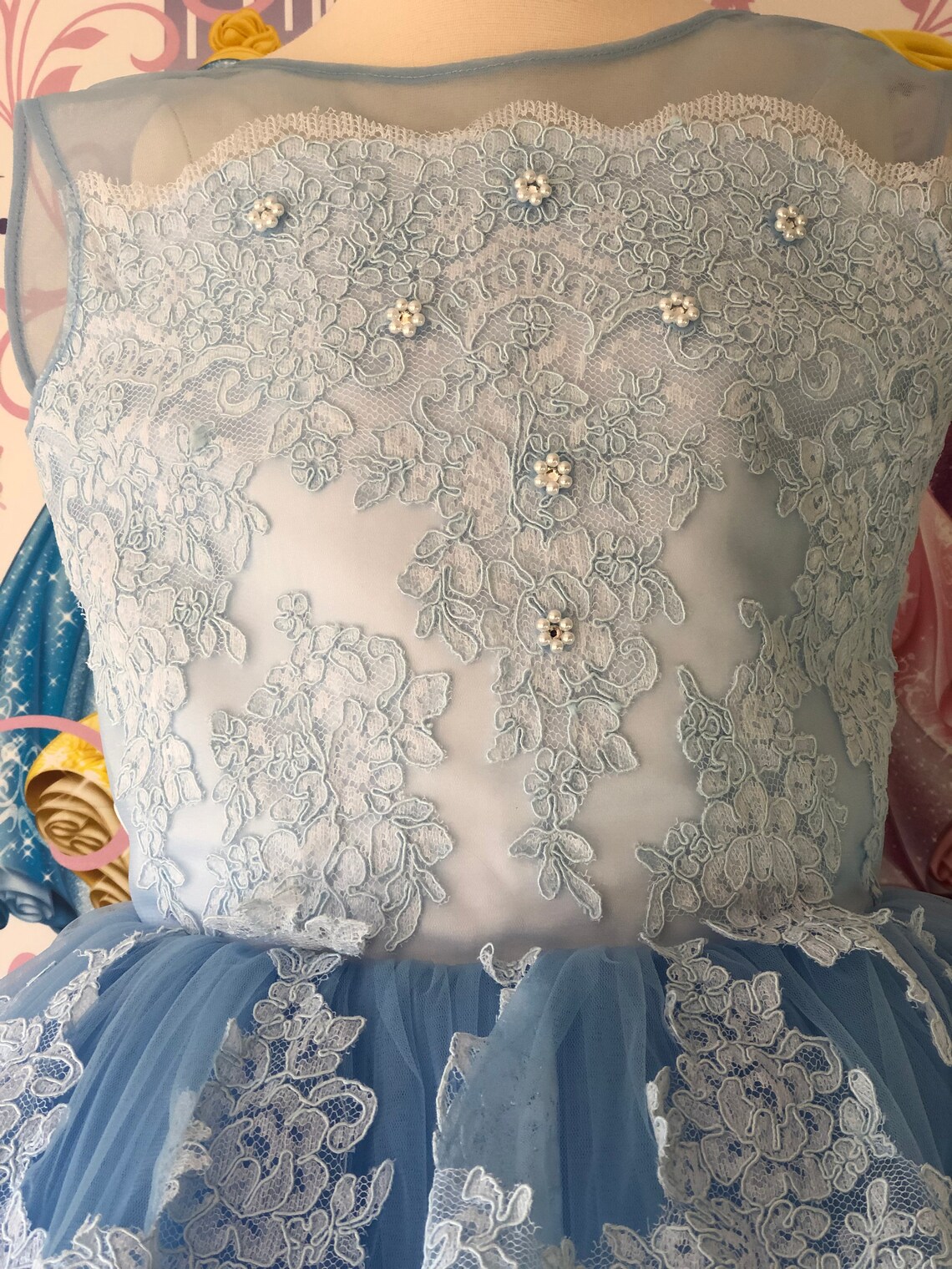 Light Blue Dress Pageant Blue Dress Girls Ball Gown Party - Etsy