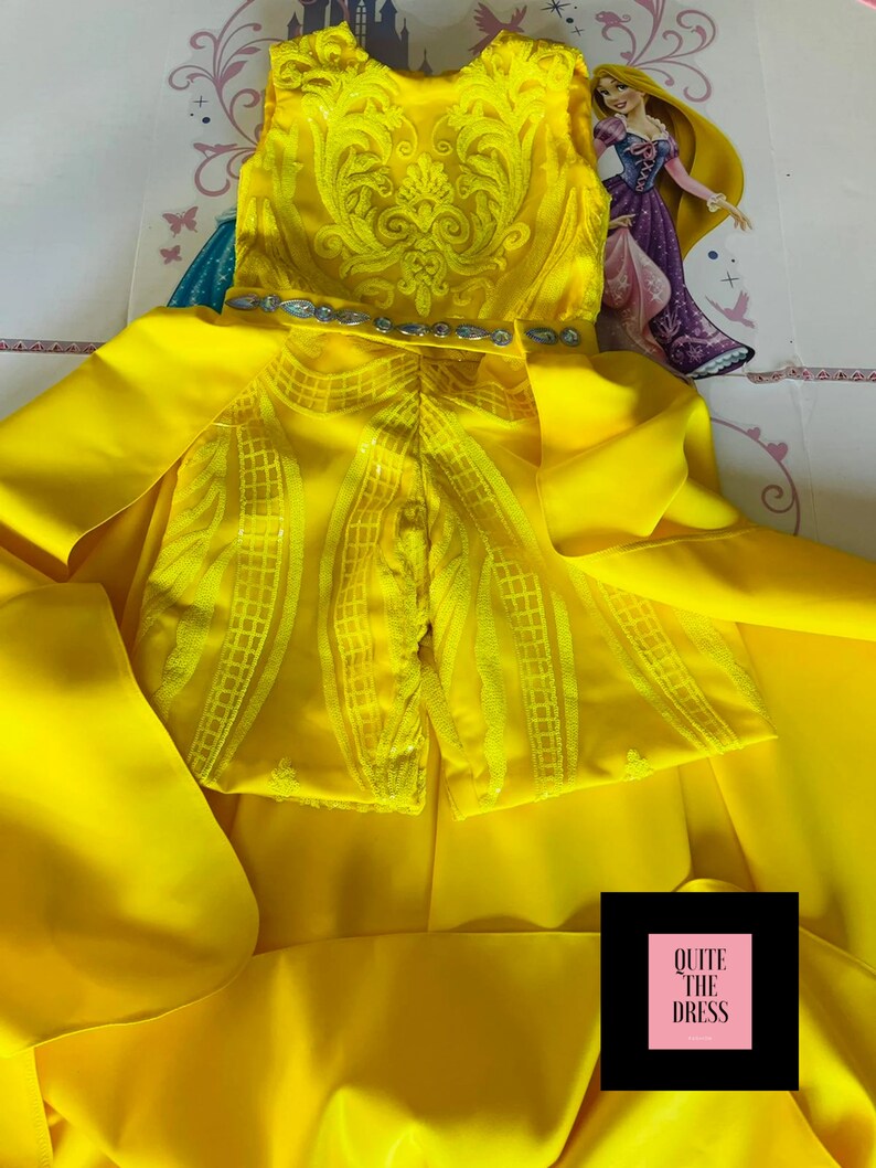 Fun Fashion Yellow Girls Outfit Pageant Yellow Runway Pageant Outfit ...