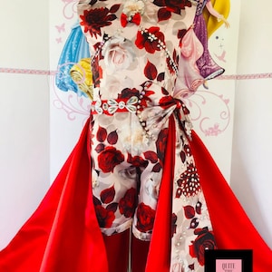 Fun Fashion Red Girls Outfit Pageant Red Jumpsuit Romper Runway Outfit ...