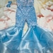Baby Blue Sparkly Jumpsuit Pageant Outfit Girls Sequins Organza Light ...
