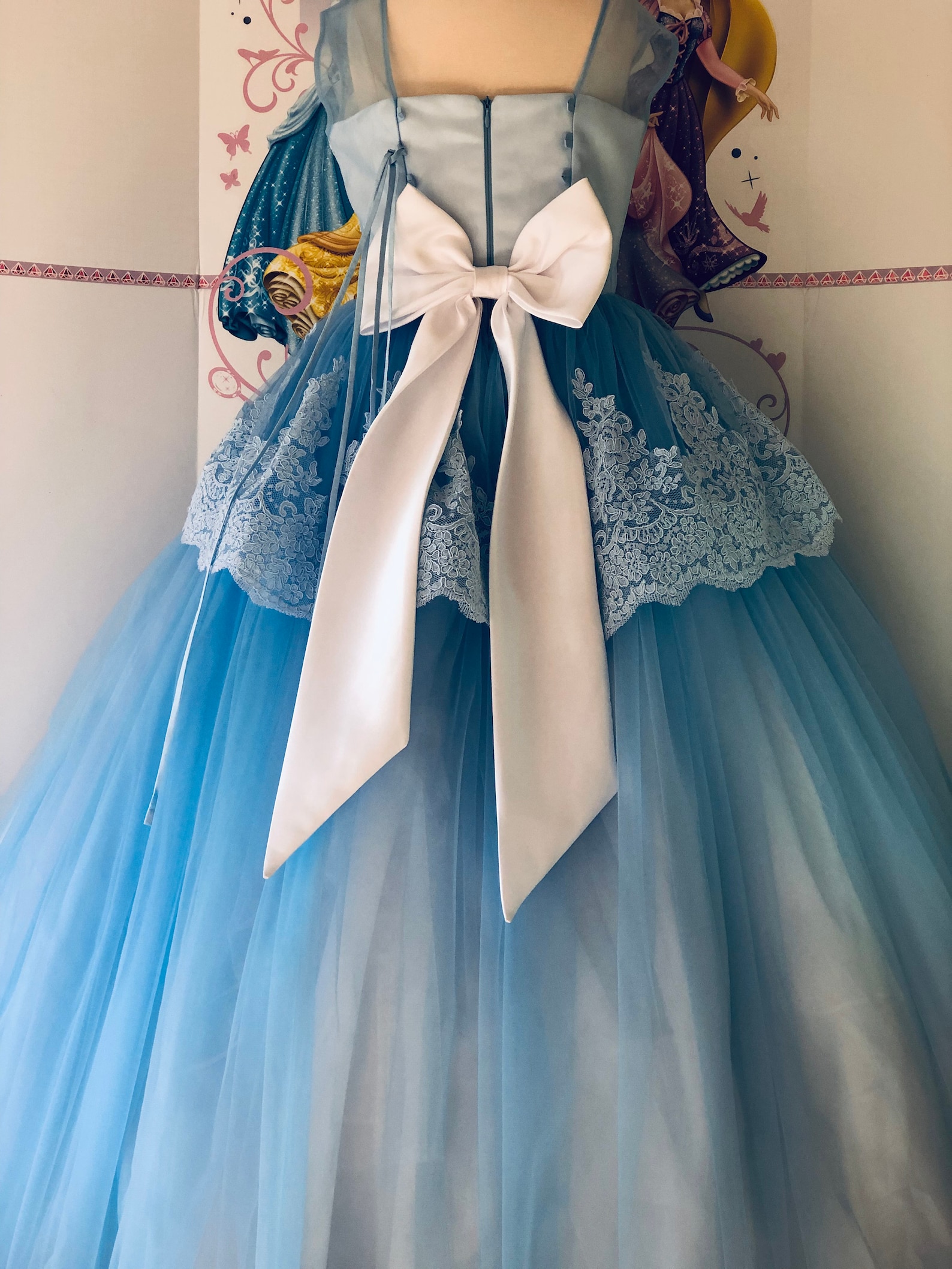 Light Blue Dress Pageant Blue Dress Girls Ball Gown Party - Etsy