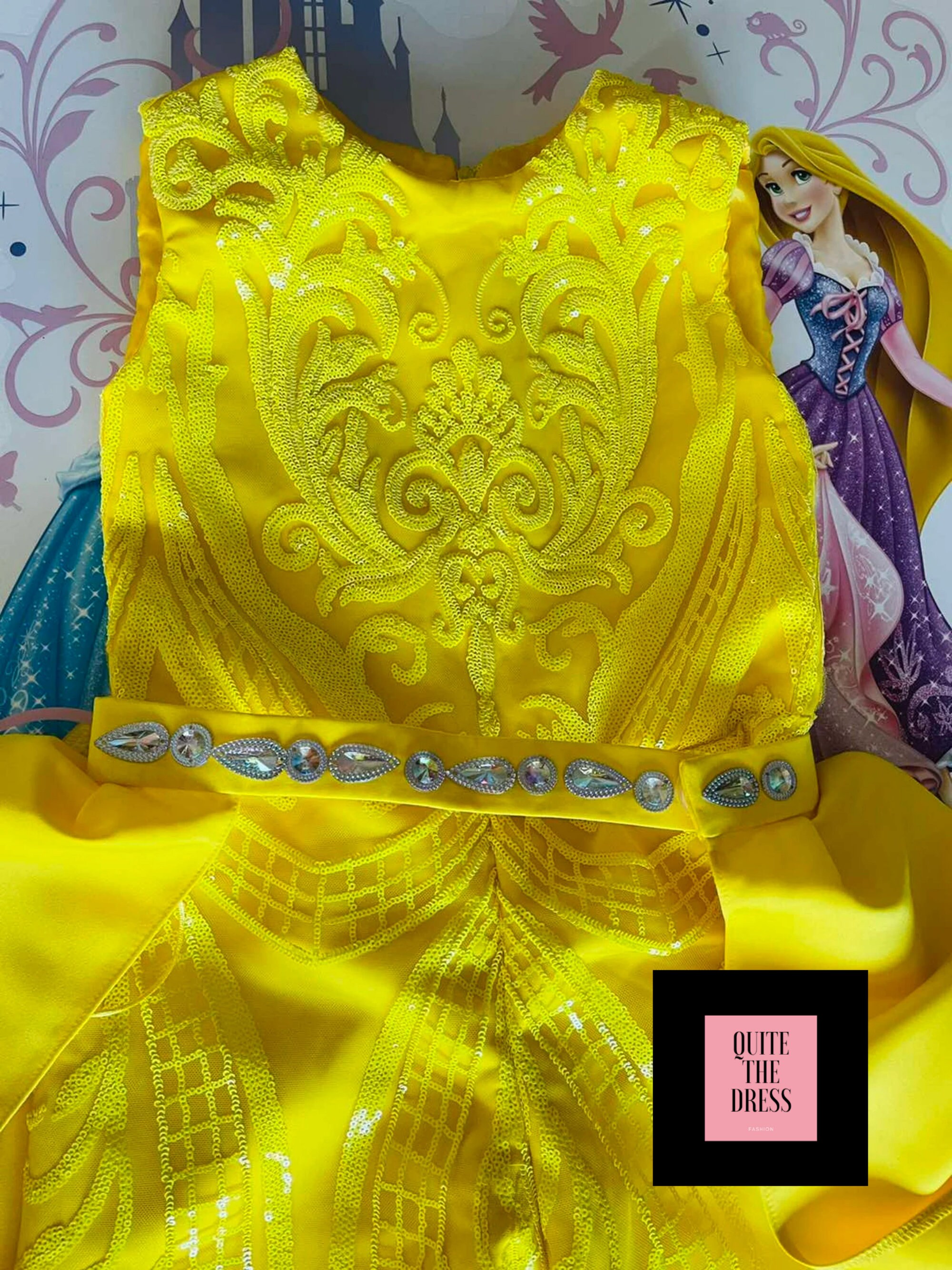 Fun Fashion Yellow Girls Outfit Pageant Yellow Runway Pageant Outfit ...
