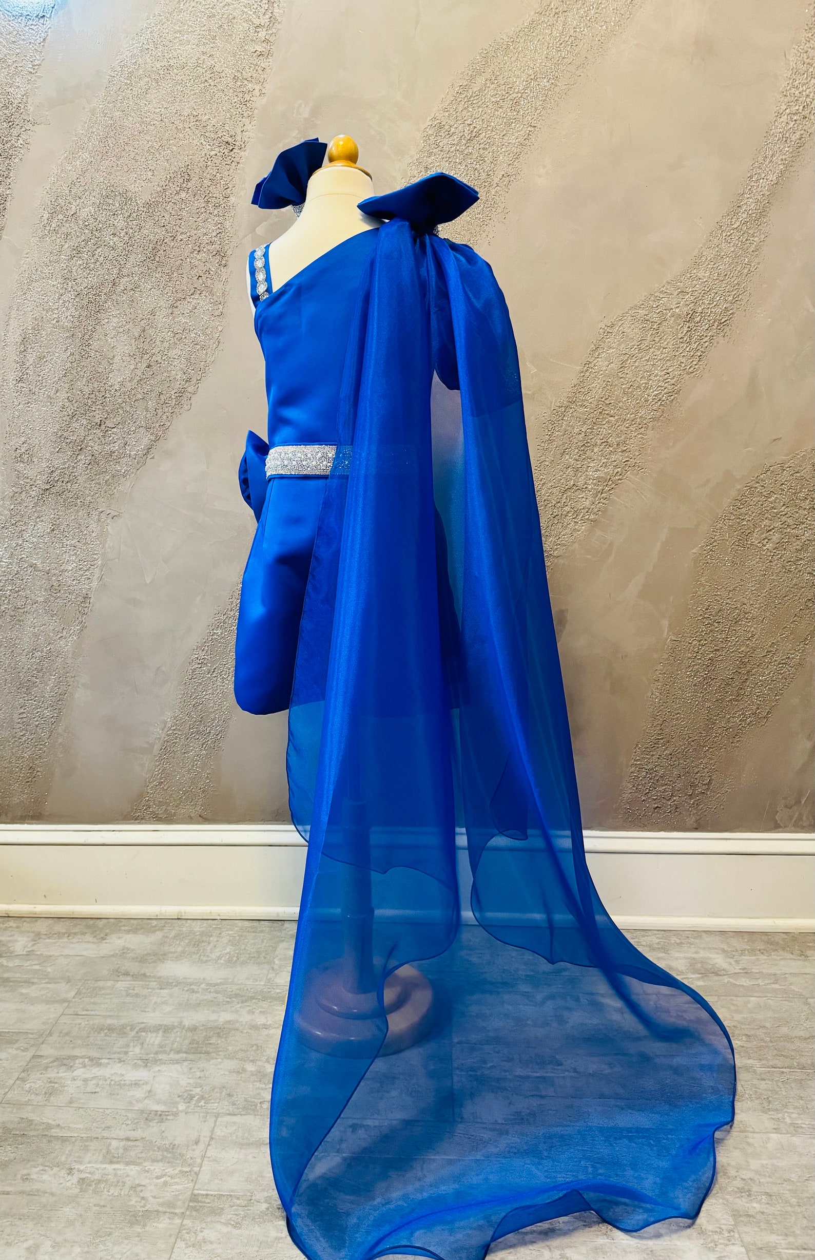 Fun Fashion Royal Blue Girls Outfit Pageant Runway Pageant Outfit With ...