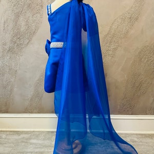 Fun Fashion Royal Blue Girls Outfit Pageant Runway Pageant Outfit With ...