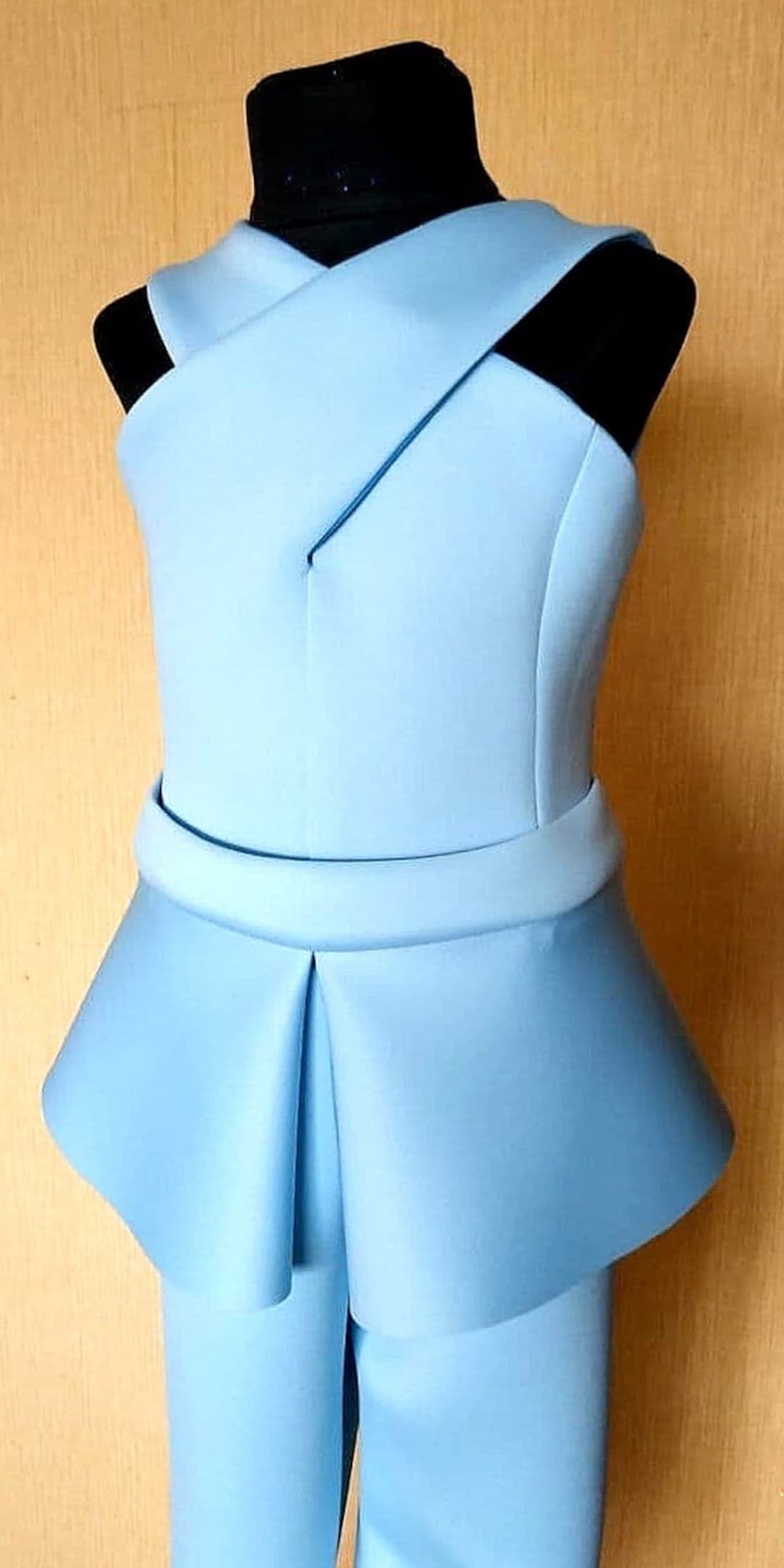 Light Blue Interview Outfit Pageant Scuba Outfit Girls Neoprene ...