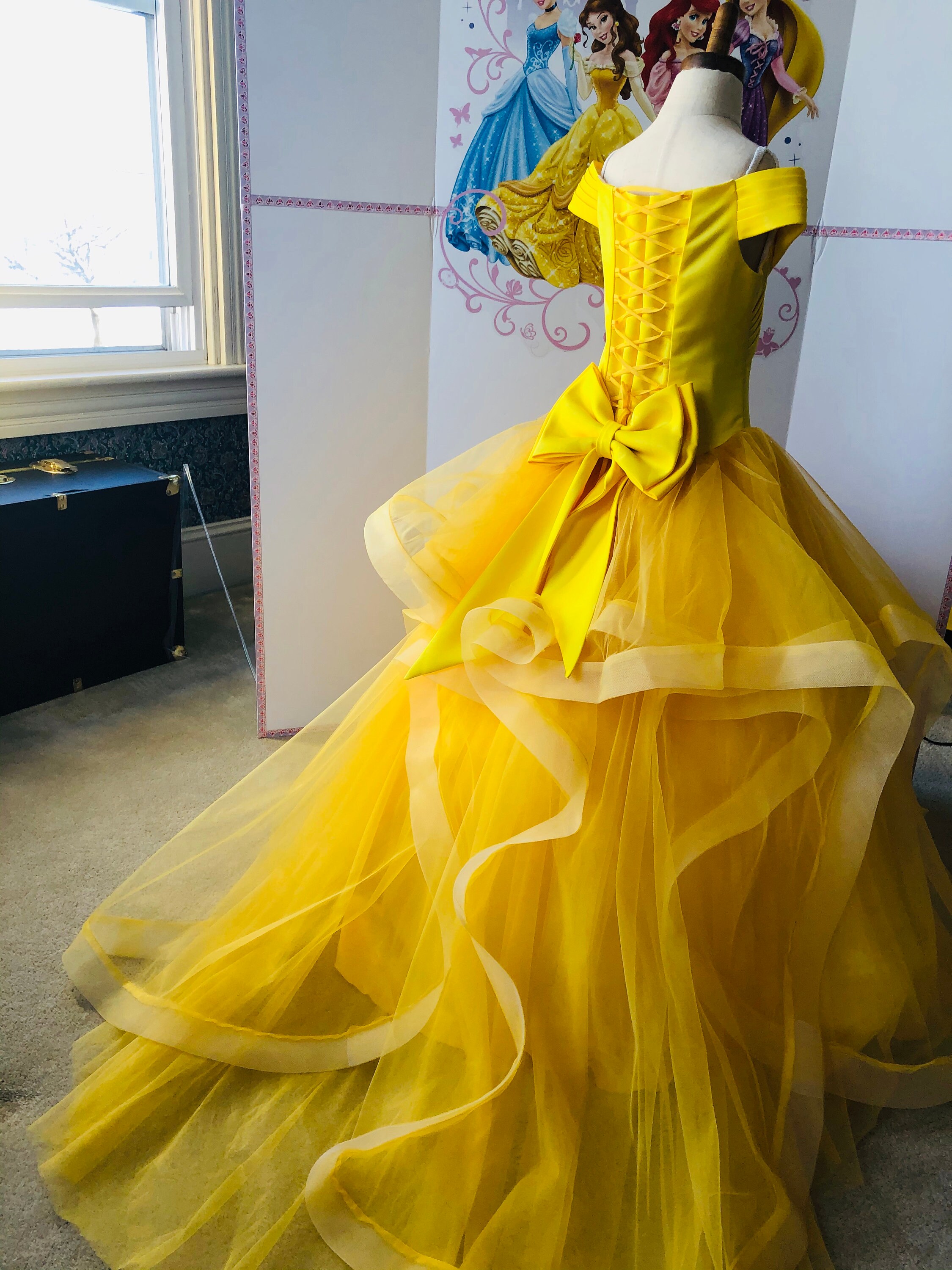 Yellow Pageant Girls Dress Girls Ball Gown Party Birthday Holiday ...