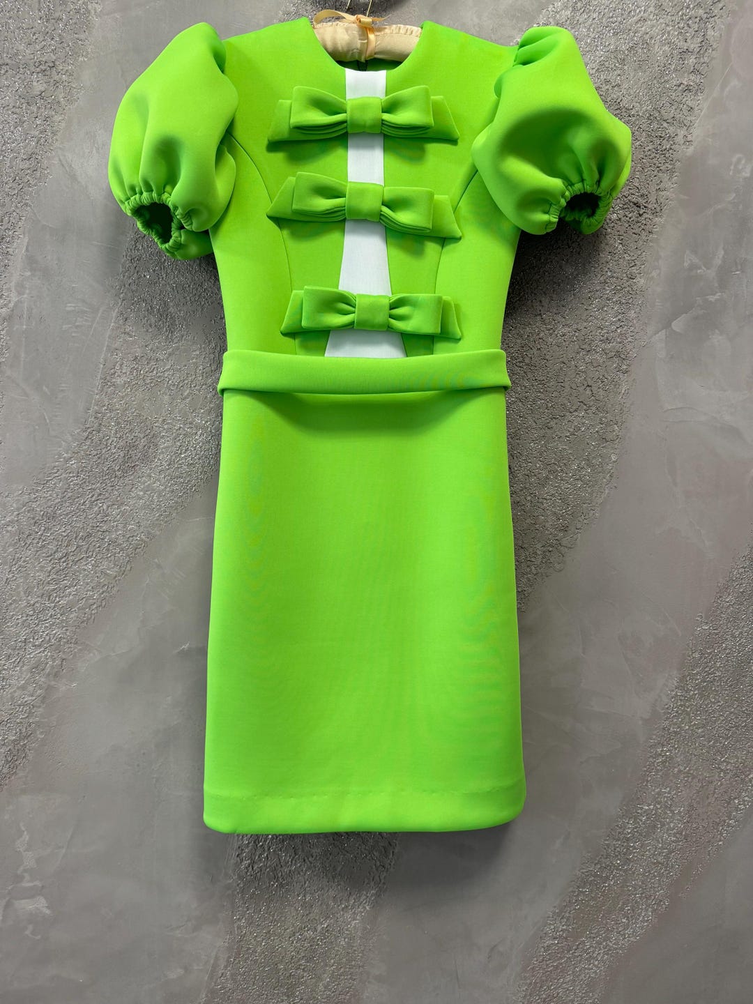Kelly Green Pageant Dress Unique Girls Neoprene Homecoming Outfit ...