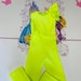 Neon Yellow Interview Outfit Pageant Yellow Outfit Girls Neoprene ...