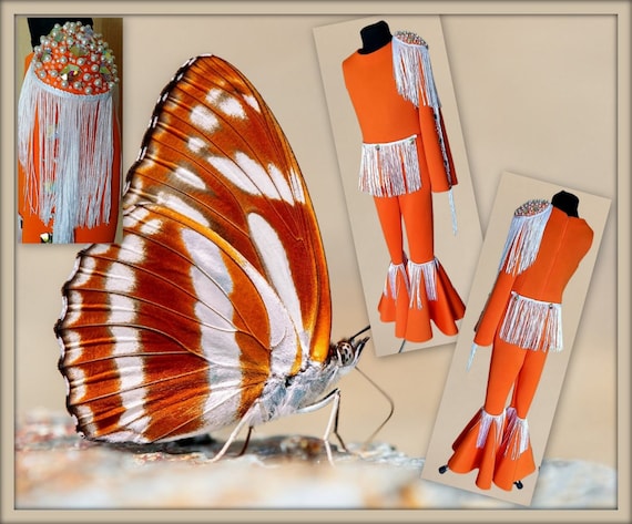 Red Interview Jumpsuit Pageant Ruffles Outfit Girls Neoprene - Etsy