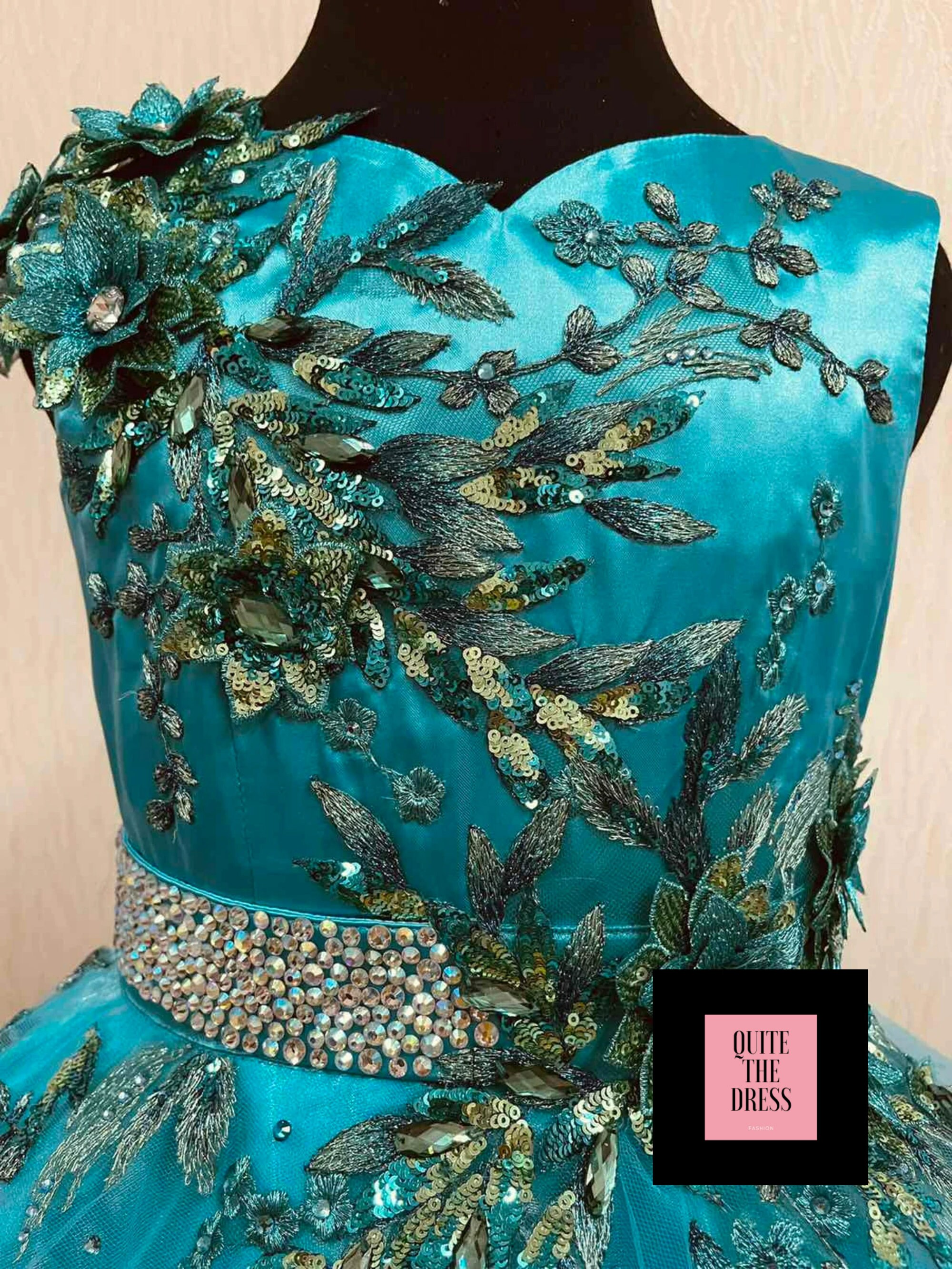 Turquoise Teal Cocktail Dress Pageant Casual Dress Unique - Etsy