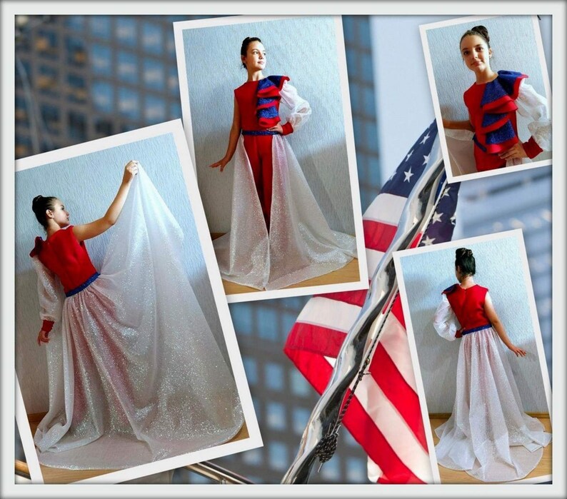 Orange Sparkly Jumpsuit Pageant Runway Outfit Girls Neoprene | Etsy