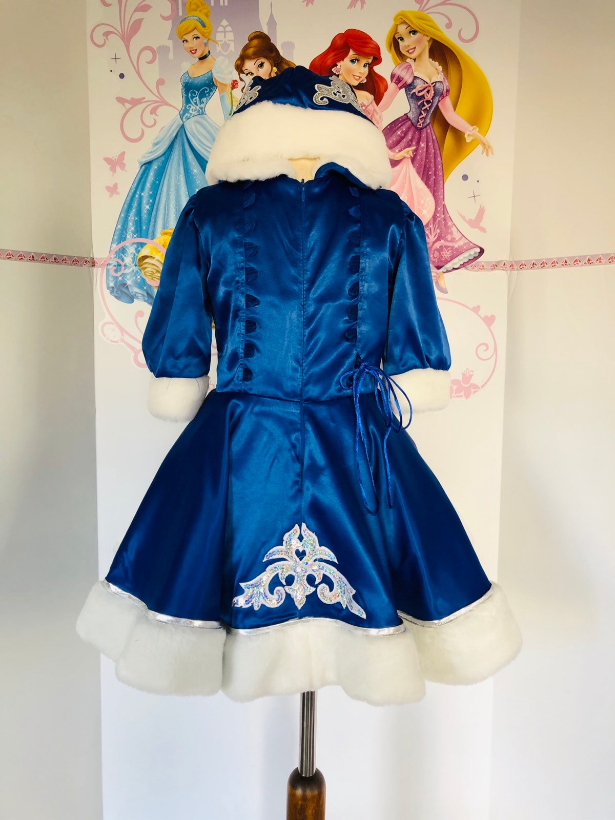Blue Christmas Outfit Winter Royal Blue Pageant Dress Girls - Etsy Canada