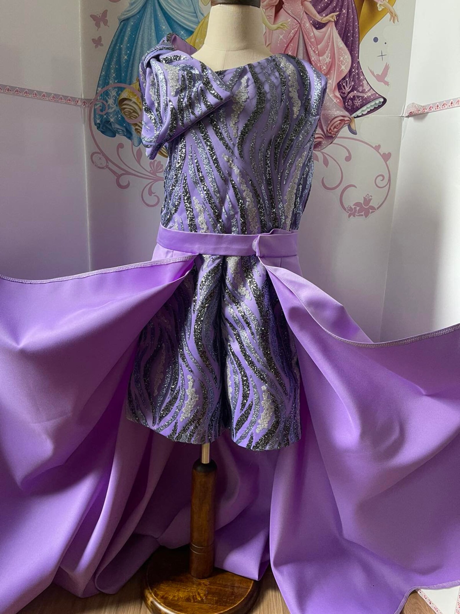 Fun Fashion Purple Violet Girls Outfit Pageant Lavender Runway | Etsy