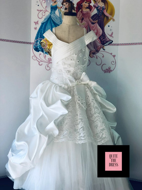 White Pageant Girls Dress Girls Ball Gown Party Birthday - Etsy