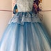 Light Blue Dress Pageant Blue Dress Girls Ball Gown Party Birthday ...