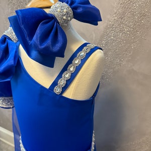 Fun Fashion Royal Blue Girls Outfit Pageant Runway Pageant Outfit With ...