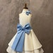 White Interview Dress Pageant Dress White Dress With Bow Girls Opening ...