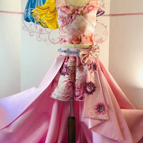 Fun Fashion Pink Girls Outfit Pageant Pink Dress Romper Runway - Etsy