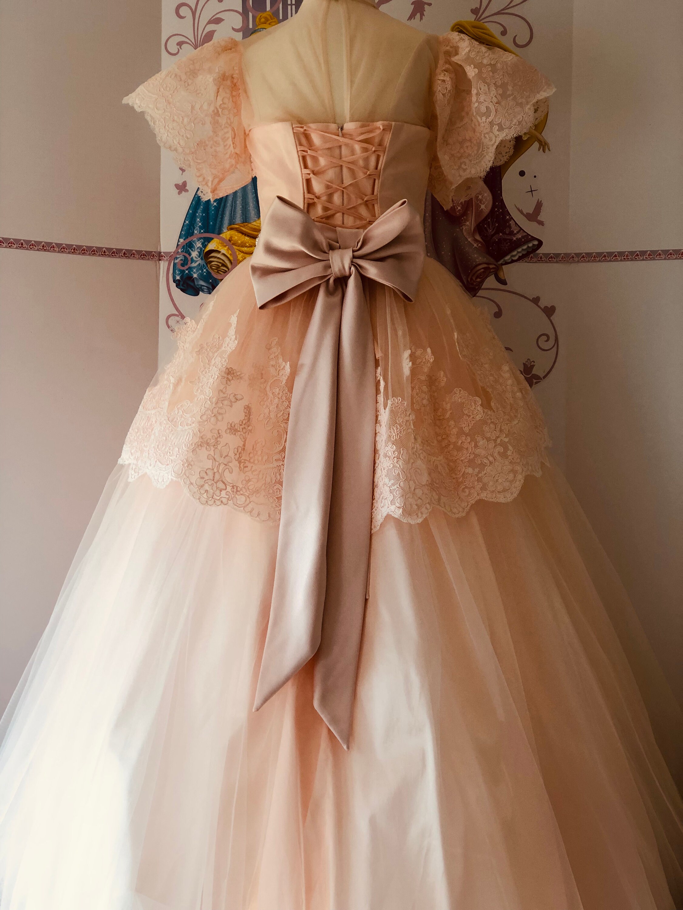 Light Pink Dress Pageant Prom Dress Girls Ball Gown Party Birthday ...